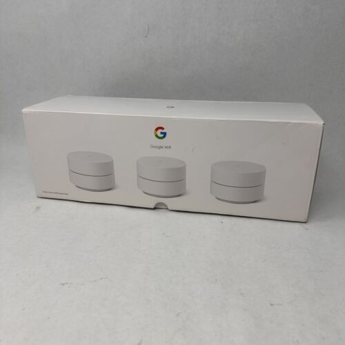 Google Whole-Home Wi-Fi Mesh Router System AC1200 Dual Band 3 Pack ...