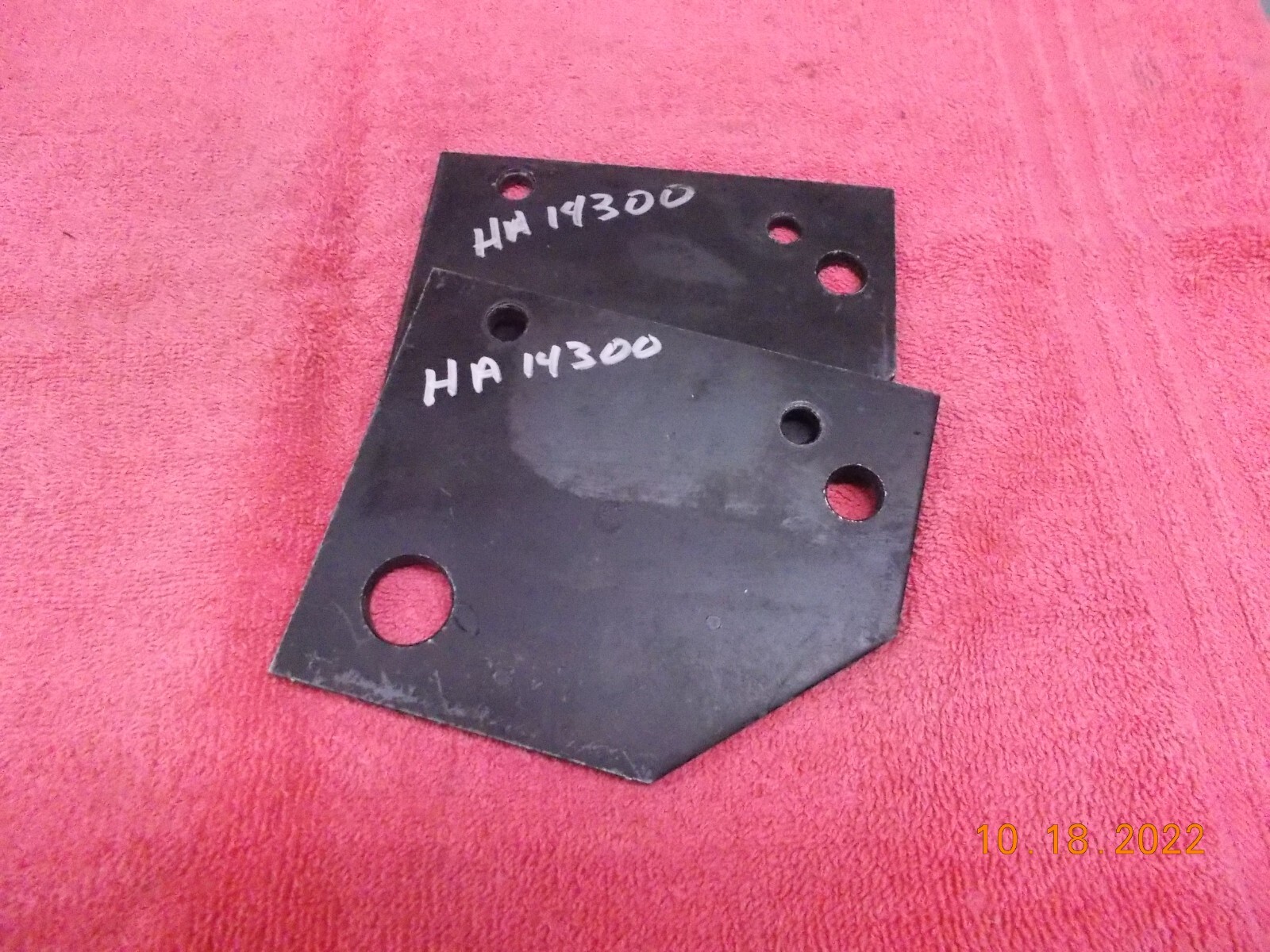 Cub Cadet Haban #HA-14300 Hitch and mounting anchor plates, New parts ...
