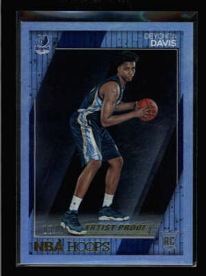 DEYONTA DAVIS 2016/17 PANINI HOOPS #287 ROOKIE ARTIST PROOF #08/25 ...