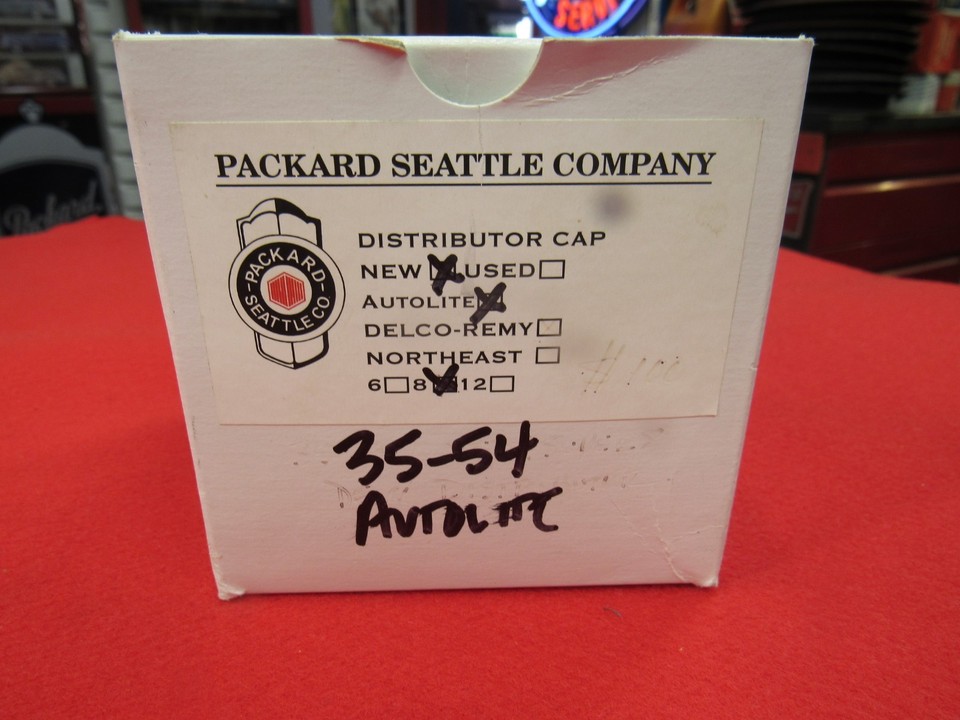 NOS 1935-54 Packard Eight Autolite distributor cap | eBay