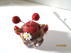 Cute as a Bug Cat Ladybug Figurine 8951C Cups of Affection 2012 | eBay