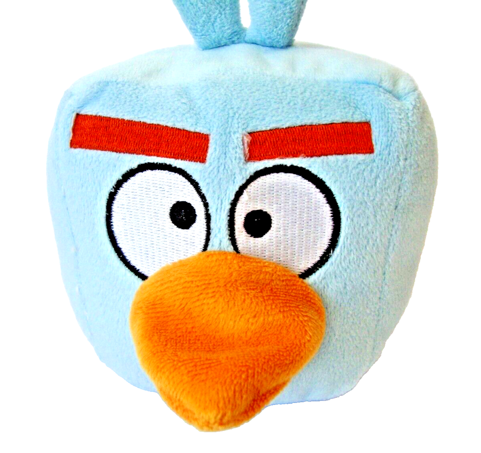 Angry Birds Blue Ice Cube Square Plush Stuffed Animal Toy - No Sound | eBay