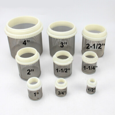 Stainless Steel Mesh Filter Strainer Male Thread 1/2" 3/4" 1" to 4 ...
