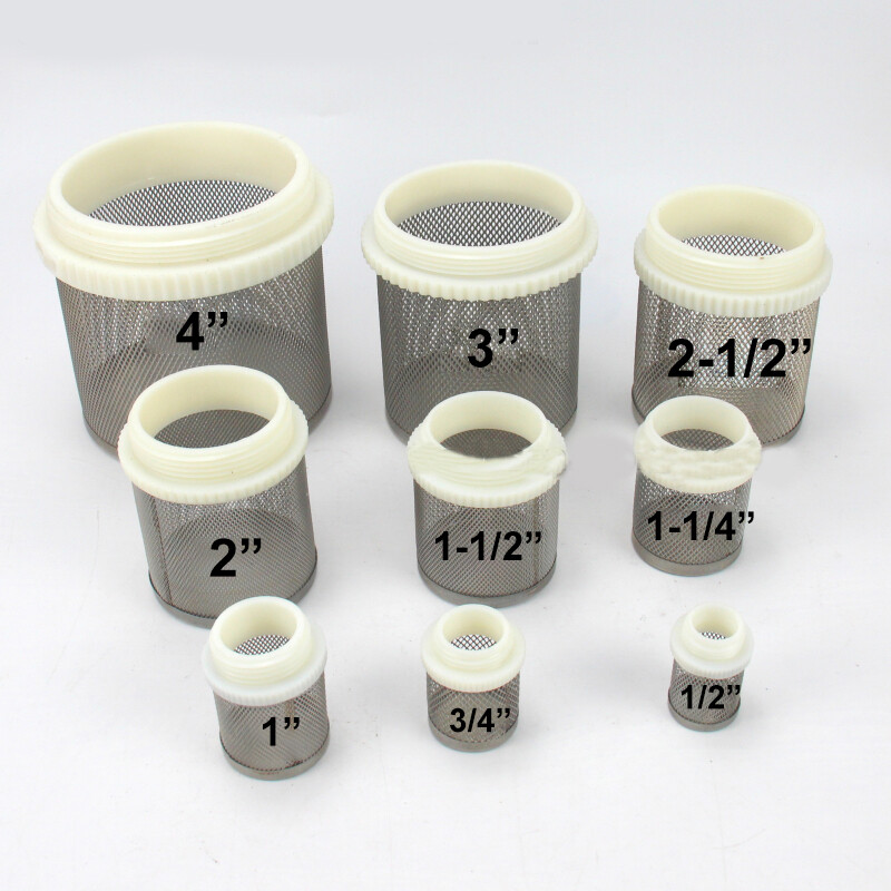 Stainless Mesh Filter Strainer Male/Internal Thread 1/2" ~ 4" Water ...
