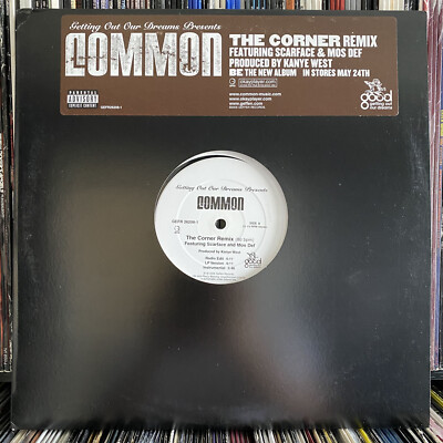 COMMON - THE CORNER (REMIX) (12") 2005!! RARE!! SCARFACE + MOS DEF ...