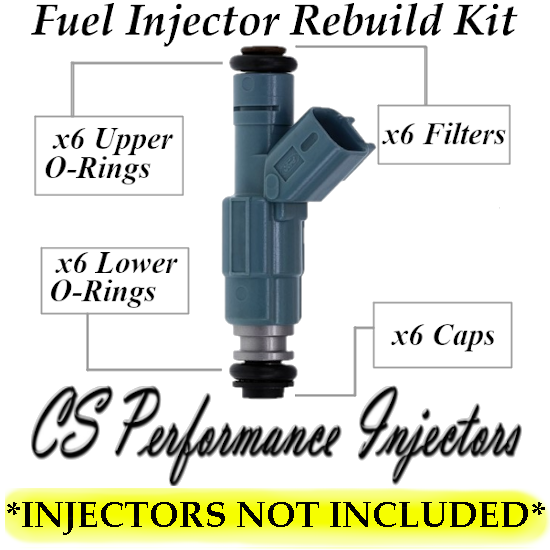 Fuel Injectors Rebuild Repair Kit fits 0280155849 for 1999 Ford Mercury ...