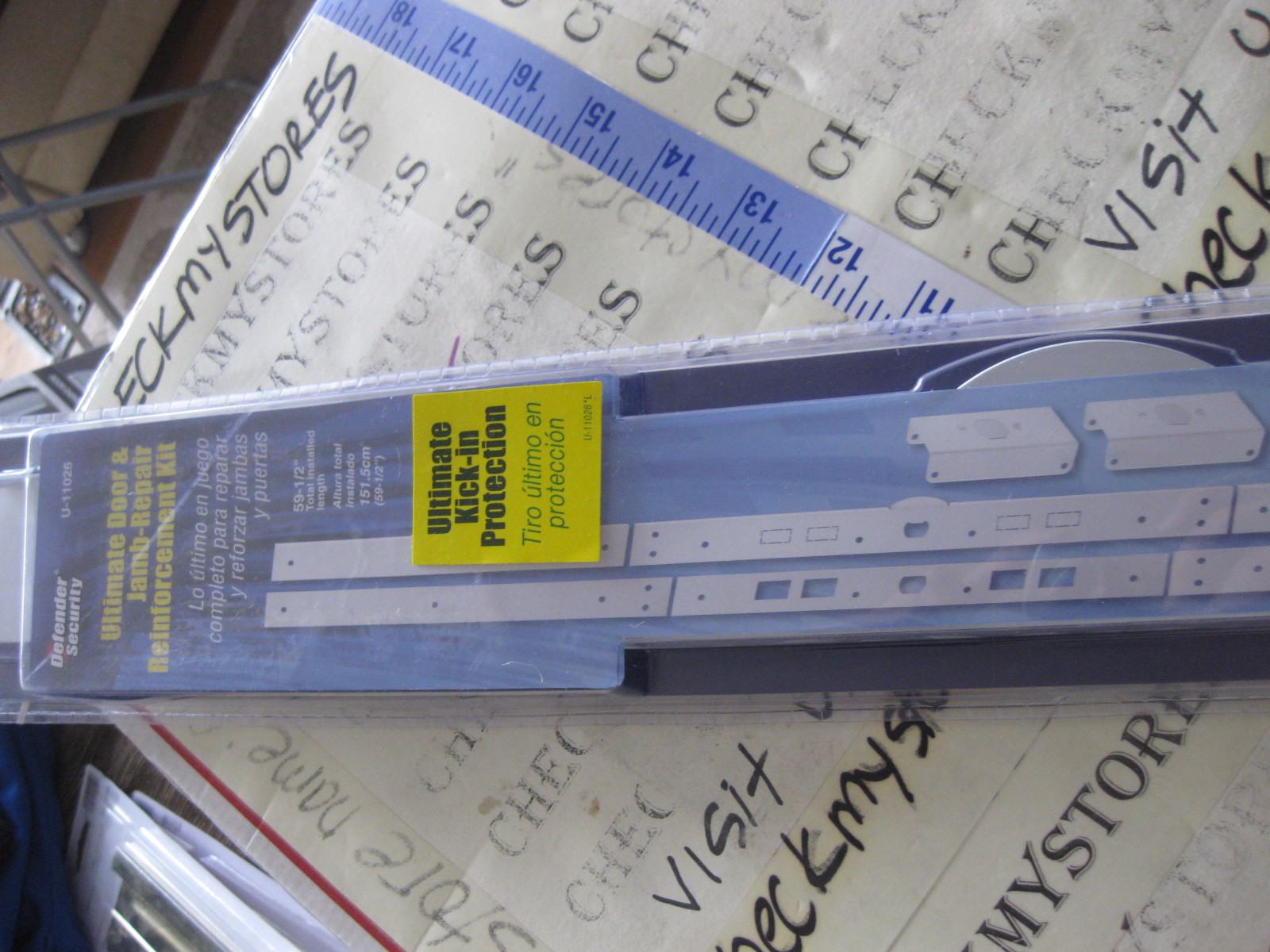 NEW Defiant SATIN NICKEL FINISH Security Latch Strike #054 144 EASY ...