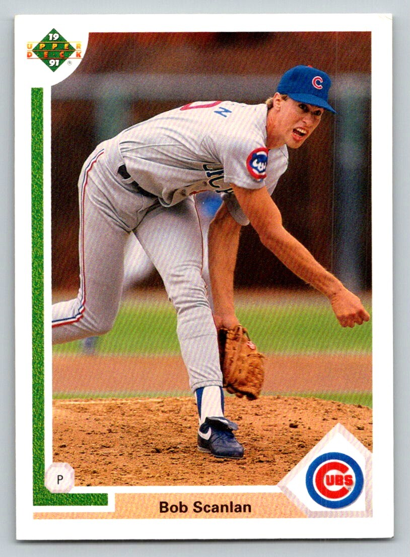 1991 UPPER DECK FINAL EDITION BOB SCANLAN RC CHICAGO CUBS #48F | eBay