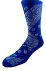 NEW! Men's Sports Paisley Pattern Bandana Crew Socks Cholo Homie Elite ...