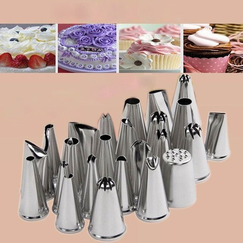 Pastry Device Cream Mouth Stainless Steel Icing Flower Cake Piping ...