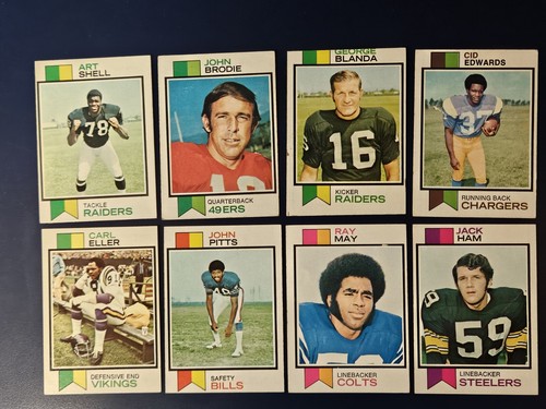 1973 Topps Football Cards Partial Complete Set Lot 35 different Ham RC ...