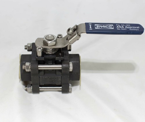 EMICO 1" Ball Valve 1000 WOG EA-305 5000kpa Female Threaded NEW | eBay ...
