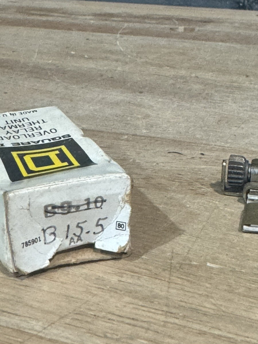 Square D Overload Size Chart 1 Square D Thermal Overload Chart: A