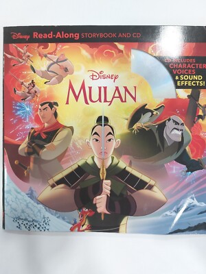 Disney Mulan book NEW Read a long Storybook Cd & BOOK M24 9781368016179 ...