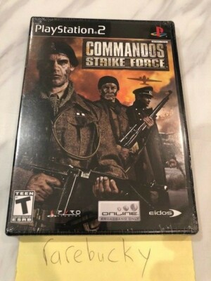 Commandos: Strike Force (Playstation 2 PS2) NEW SEALED NEAR-MINT, RARE ...