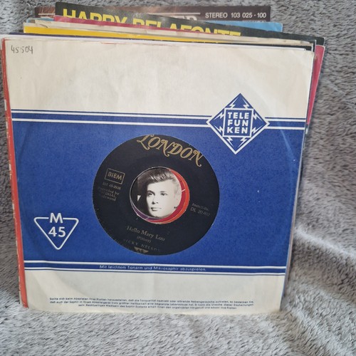 Single7" Ricky Nelson..Hello Mary Lou/Travelin' Band Siehe Foto ...