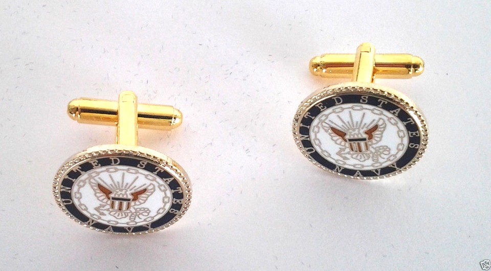 US NAVY CUFF LINKS Military 14769-C HO | eBay