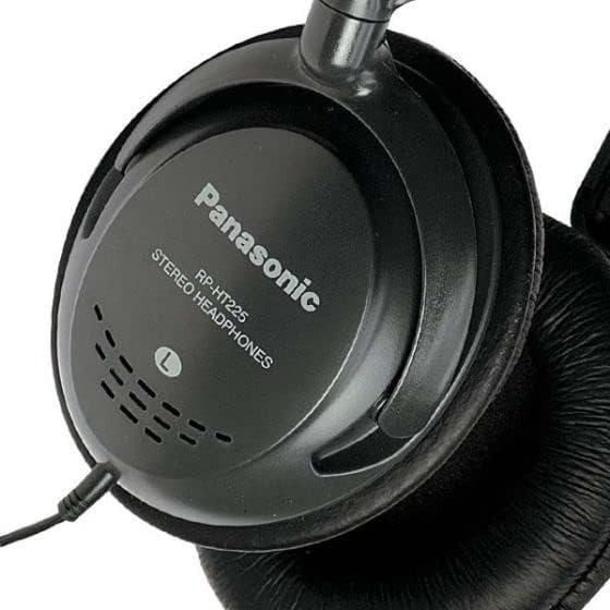 Panasonic RPHT225 - Monitor Headphones with In-Line Volume Control ...