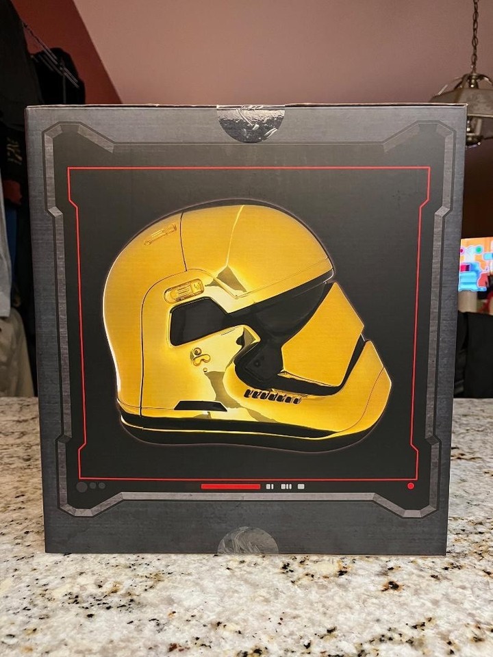 NEW Commander Pyre Gold Stormtrooper Helmet Sith Star Wars Galaxys Edge ...