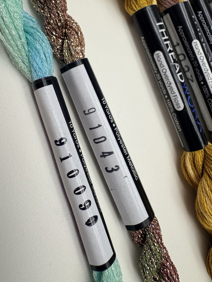 19 Threadworx Thread Worx Kreinik Tapestry Hand Overdyed Cotton Pearl ...