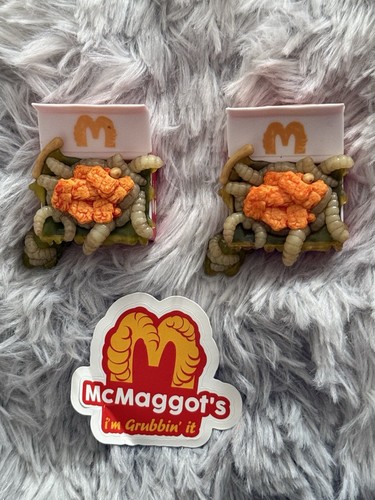 NEW Full Set Zuru MEGA GROSS GITD & REG McMaggots Sicken Nuggets Series ...