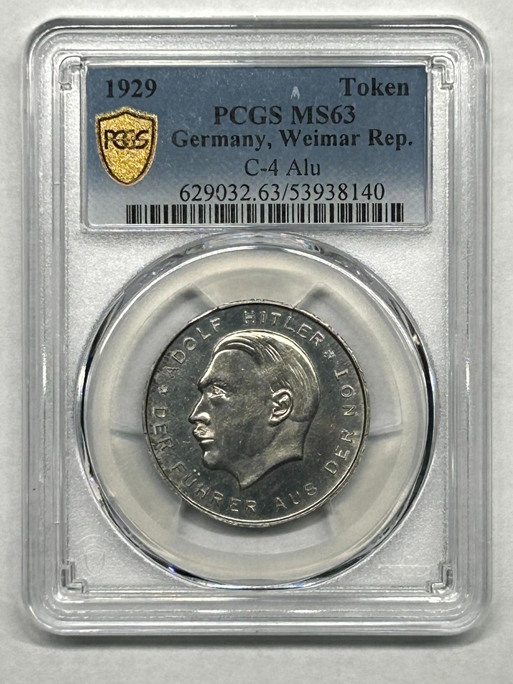 1929 Germany Weimar NSDAP Election Token C-4 Aluminum PCGS MS63 | eBay