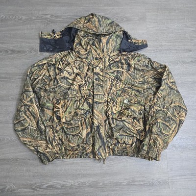 Mossy Oak Jacket Men's XXL Camo Drystalker Parka Shadow Grass Coat *no ...