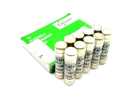 10 NEW WEBER CH14 FUSIBILI FUSE 14X51 32A 500V 1431032 | eBay