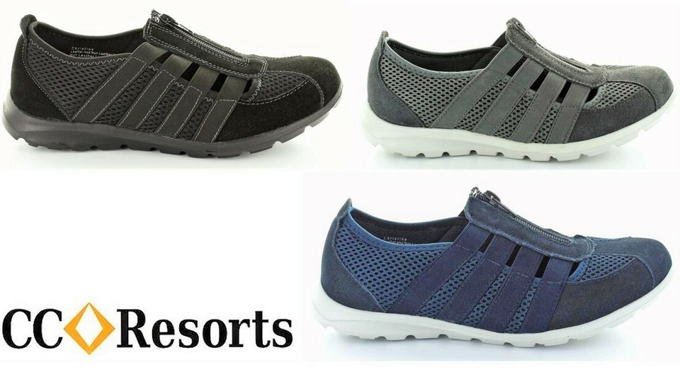 CC Resorts Shoes Cloud Comfort Christine zip up Sneaker Walking Shoe ...