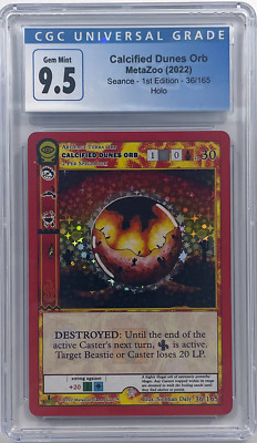 CALCIFIED DUNES ORB METAZOO (2022) | SEANCE 1ST ED 36/165 HOLO | CGC 9. ...