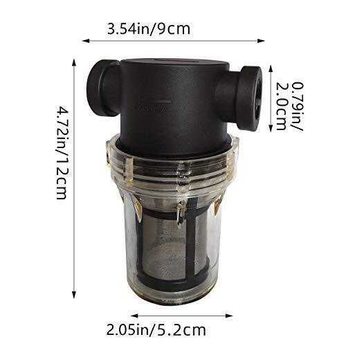 3/4" Female NPT in-Line Strainer with 100 mesh Stainless Steel Filter ...