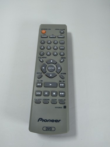 Orginal Pioneer VXX2800 DVD TV Player Replacement Remote Control Gray ...