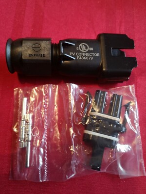 Enphase Q-CONN-10M IQ Inverter Field Wireable Male Connector Kit Couple ...