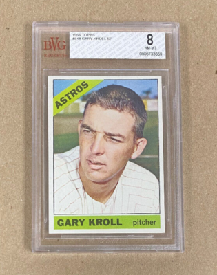 1966 Topps #548 Gary Kroll SP BVG 8 $74.99 | eBay