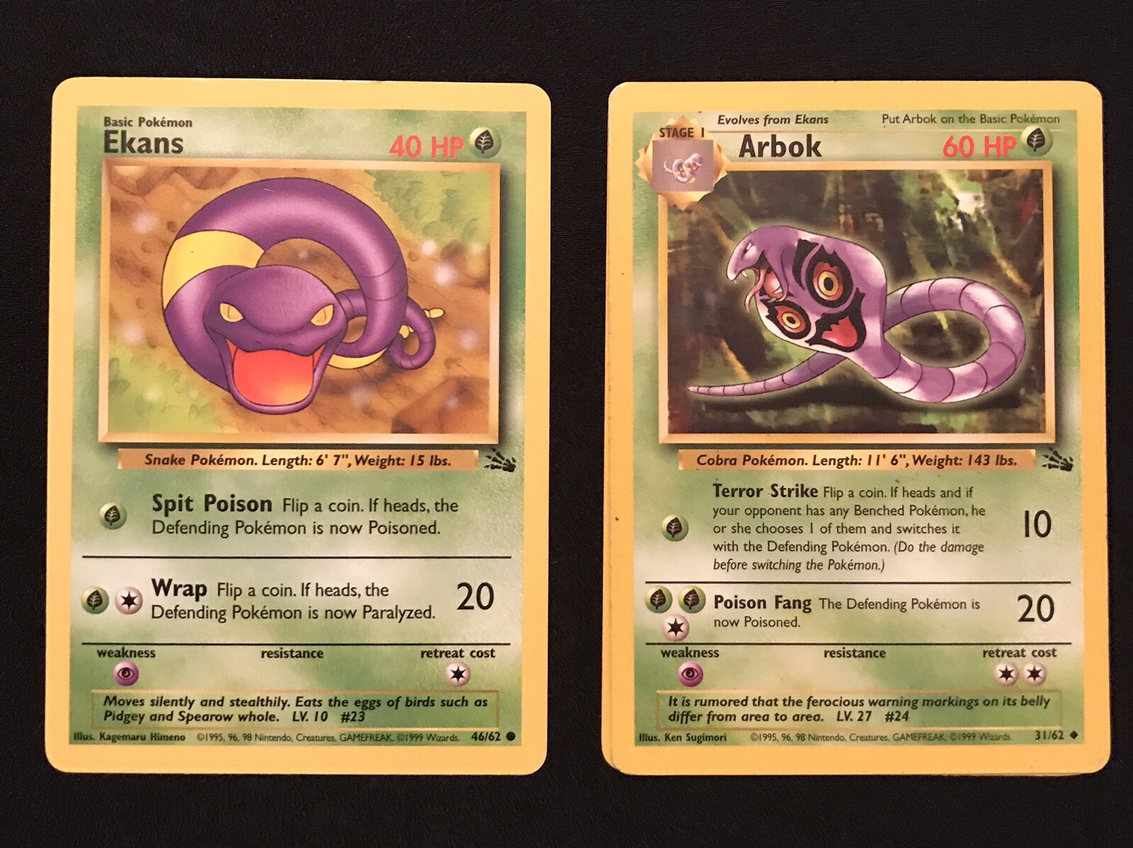 Pokemon Ekans Evolution