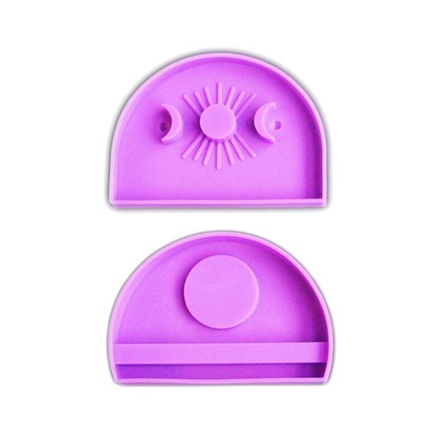 Sun Moon Holder Mold 3D Base Silicone Mould Plasters Cement Molds ...