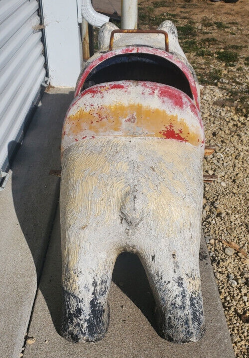 Vintage Panda Bear Coin Operated Kiddie Ride - Body Only - See Video | eBay