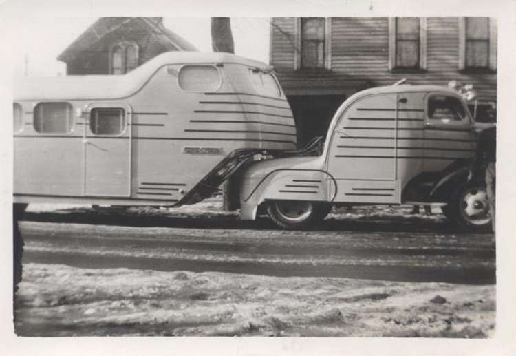 ORIGINAL VINTAGE PHOTO OF VERY EARLY RV VEHICLE | eBay