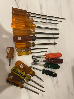 Vtg Lot 18 Oxwall VACO RB Screwdriver Set Nut Drivers Phillips Flat #2 ...