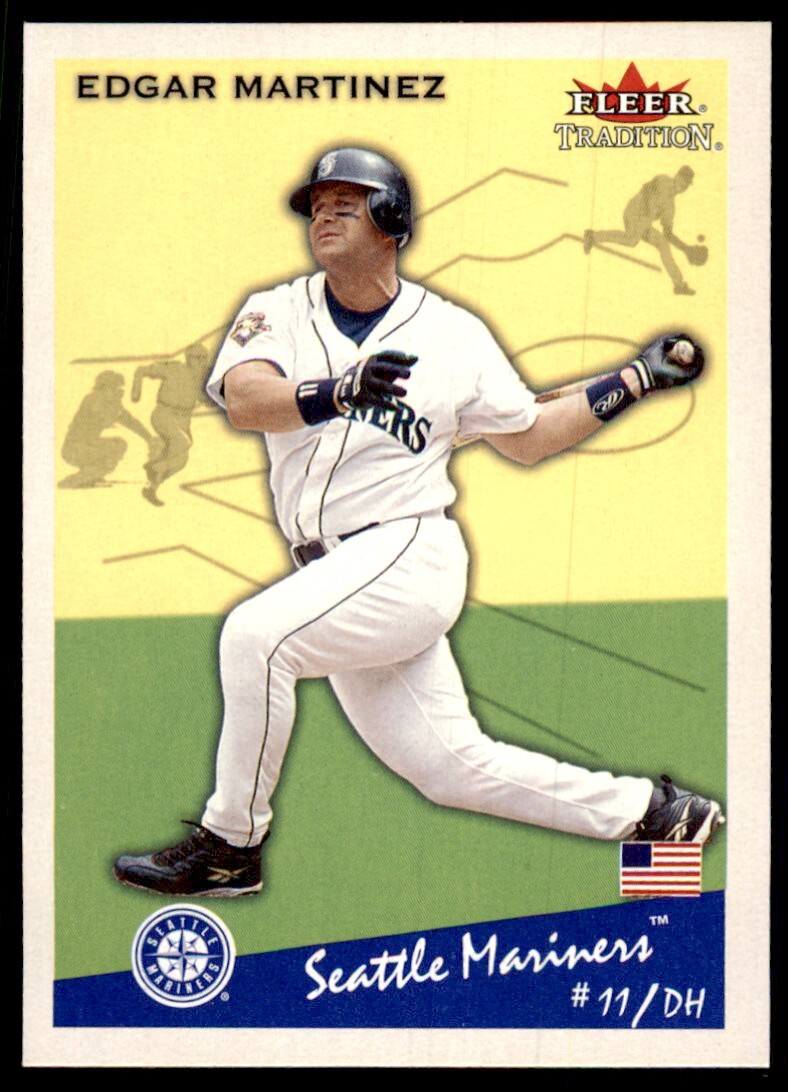 2002 Fleer Tradition Edgar Martinez Baseball Cards #255 | eBay
