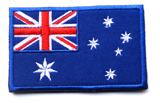 National Flags Official VELCRO® Patch Embroidered Quality Travel ...