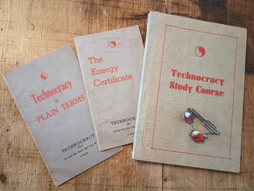 Technocracy Movement Study Course 1940-42 Energy Certificate, Plain ...