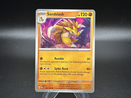 Sandslash - 28/165 Scarlet & Violet 151 - Pokémon TCG | eBay