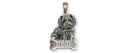 Morkie Jewelry Sterling Silver Handmade Morkie Personalized Pendant ...