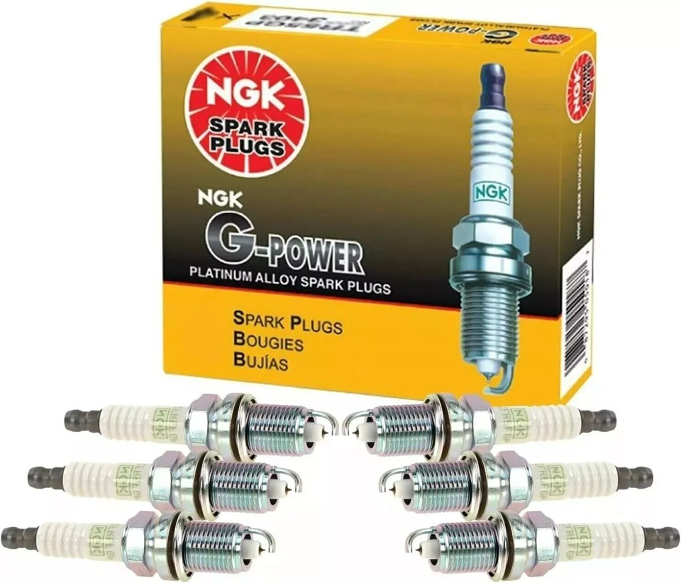 For 6-Pieces NGK GPower Platinum Spark Plug ZFR5FGP 7098 for Acura ...