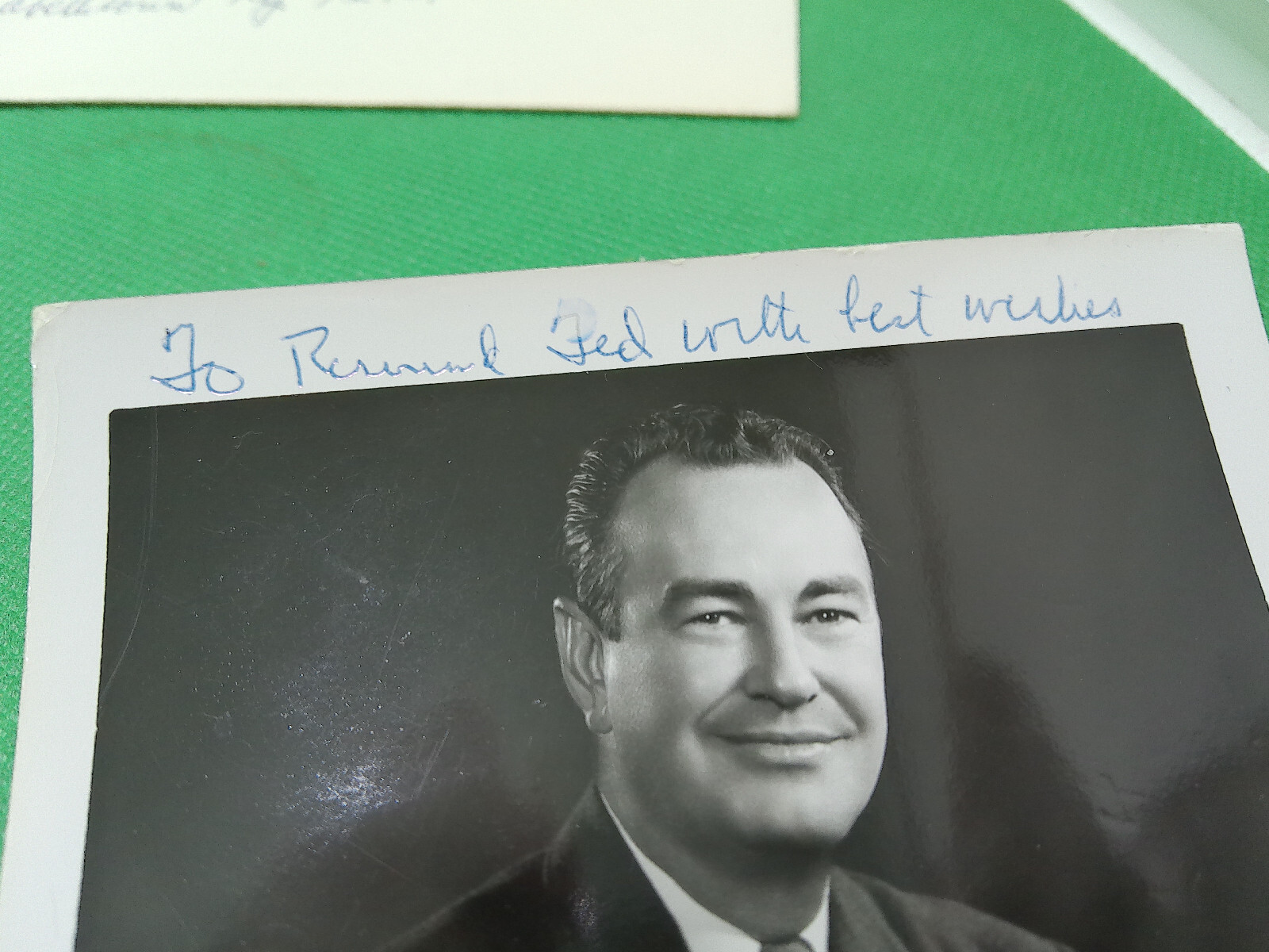 Lawrence Wetherby signed autograph photo letterhead KY Governor Senator ...