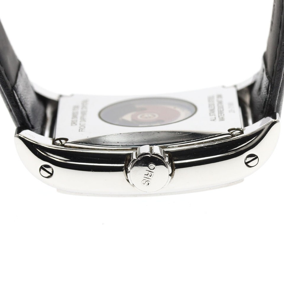 ORIS Miles Rectangular 7538 Day date black Dial Automatic Men's Watch ...