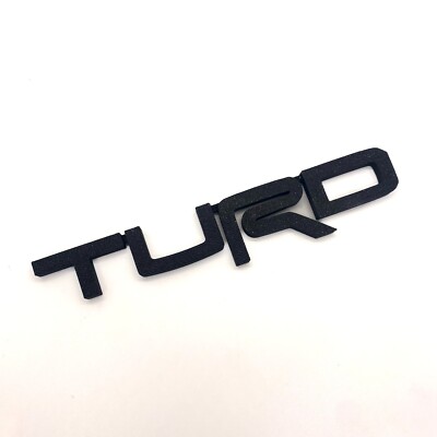 Toyota TURD TRD Badge | Custom Black Emblem | TRD Off Road | 6" x 1.75 ...