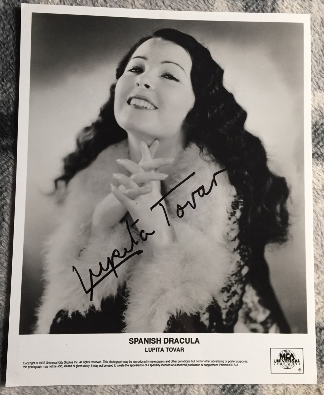 Lupita TOVAR + Dorothy TREE —AUTOGRAPHED—DRACULA’s (1931) BRIDES—Lugosi ...
