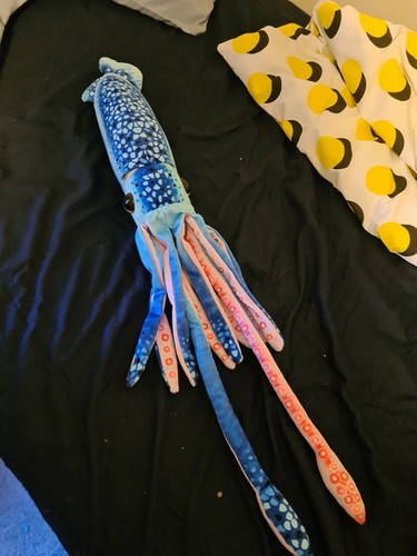 Wild Republic WR Squid Blue 12" Realistic Soft Plush Toy for sale ...